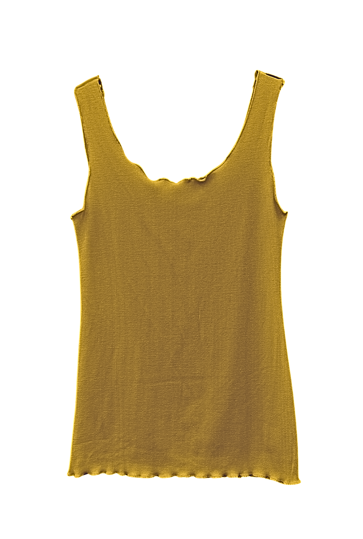 Suns Out Singlet Top - Mustard